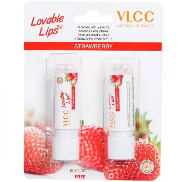 VLCC Strawberry Balm Buy 1 Get 1 Free – Oooooya Goodness Store